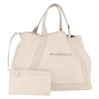 Balenciaga Sac Cabas Vintage Pre-owned - Femme - Pre-owned - Beige - Taille: ONE Size