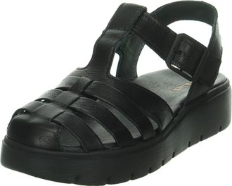 Think Damen Sing Light Lederfutter Sandale, Schwarz 0000, 37 EU