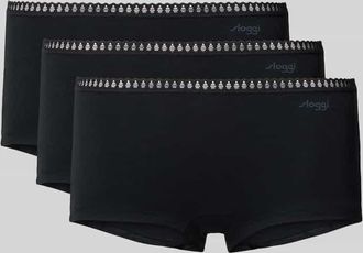 sloggi Pants mit Label-Print im 3er-Pack Modell GO Crush