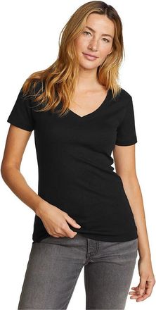 Eddie Bauer Womens Favorite Short-Sleeve V-Neck T-Shirt