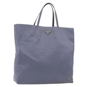 Prada Pre-owned Vintage Tote Bag - - Pre-owned - Damen - Blau - ONE SIZE