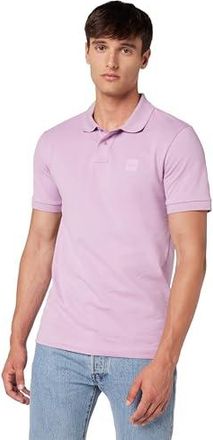 BOSS Boss Square Patch Logo Slim Fit Pique Polo Shirt