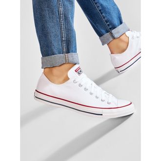 Converse Sneakers aus Stoff Converse All Star Ox M7652C Wei&szlig;