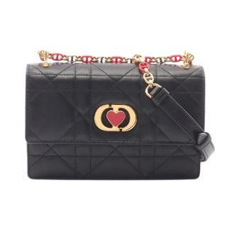 Dior Pre-owned Miss Caro Leder Schultertasche - - Pre-owned - Damen - Schwarzk - ONE SIZE