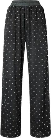 Pinko Pinko, Femme, Pantalons, Gris, Taille: 38 FR Wide Pantalons