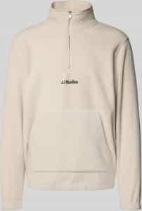 Jack & Jones Fleecepullover mit Känguru-Tasche Modell SOHO HALFZIP FLEECE