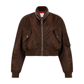 Givenchy Braune Bomberjacke mit Shawl-Kragen - - Jackets - Damen - Braun - S