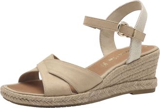 Tamaris Sandalette Damen Keilabsatz braun,EU 40