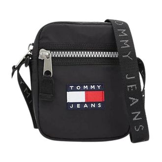 Tommy Jeans Heritage Nylon Reporter Bag - - Bags - Herren - Schwarzk - ONE SIZE