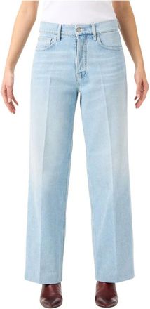 Cycle Femme, Jeans, Bleu, Taille: W25 Right Straight Leg Jeans