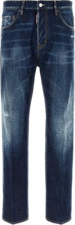 Dsquared2 Jean Coupe Ajust&eacute;e Effiloch&eacute; - Homme - Jeans - Bleu - Taille: M