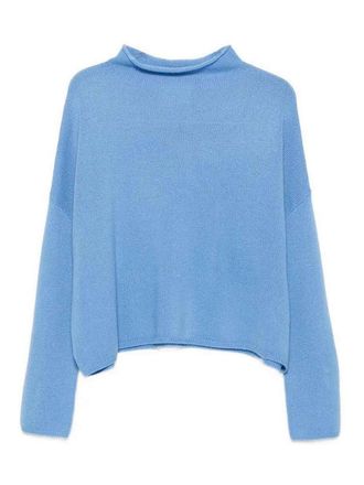 Lisa Yang Pull Col Rond - Bleu Clair