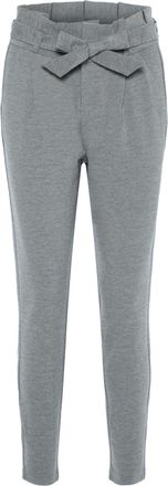 Vero Moda Damen Vmeva Hr Loose Paperbag P Ga Curve Noos Hose, Medium Grey Melange, 52W / 32L EU