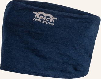 P.A.C. Multifunktionstuch Aus Merinowolle blau