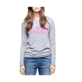 Zadig&Voltaire Femme, Tops, Gris, Taille: 38 FR Gwendal Sweater