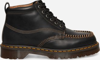 Dr. Martens Lowell Chukka Moc Toe Leather Ankle Boots Black