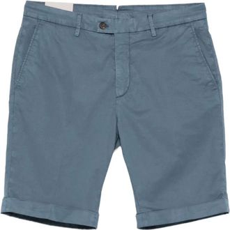Corneliani Homme, Shorts, Bleu, Taille: XL Short stretch teint en pi&egrave;ce lyocell/coton