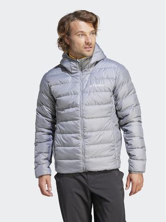 adidas Daunenjacke Terrex Multi Light Down IP6042 Grau Slim Fit