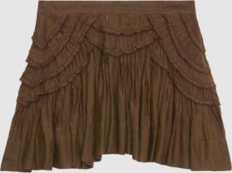 Isabel Marant Jupe Ceola Kaki