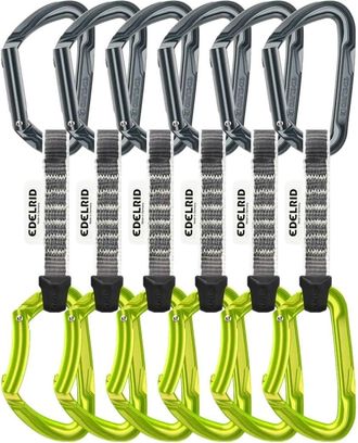 Edelrid Expressset Pure Set Sixpack, 10 cm, Slate-Oasis (627)