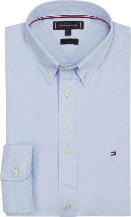 Tommy Hilfiger Hemd THFlex aus Baumwolle mit Logo-Stickerei, Regular Fit in