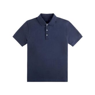 Fay Blaues Slim-Fit Poloshirt - - Tops - Herren - Blau - M