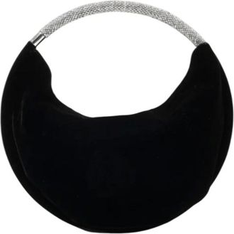 Twentyfourhaitch Femme, Sacs, Noir, Taille: ONE Size Velvet Mercury Clutch