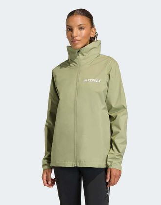 adidas adidas Performance - Multi Essentials - Veste imperm&eacute;able 2 L - Vert tente