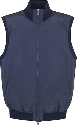 Brunello Cucinelli Homme, Vestes, Bleu, Taille: 3XL Padded Nylon Vest