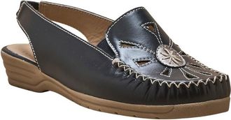 Pediconfort Sandales cuir &eacute;lastiqu&eacute;es c&ocirc;t&eacute;s