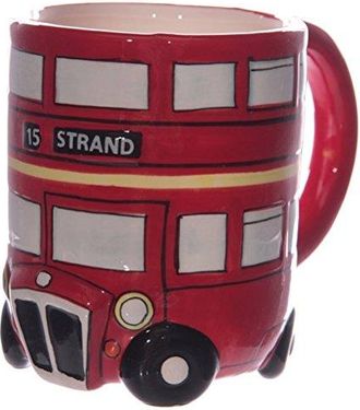 Puckator Papillon Gift mug 3D en forme de bus rouge londonien