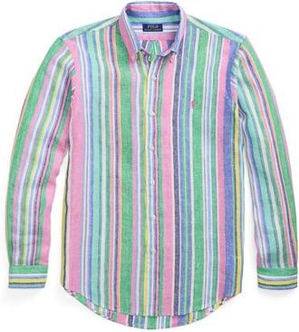 Polo Ralph Lauren Chemise ray&eacute;e en lin