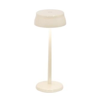 Zafferano Sister Light Wi-Fi Lampe, Wiederaufladbare und Kabellose Tischlampe mit Fernbedienung, Geeignet für den Innen- und Außenbereich, Stufendimmer, 2200-40