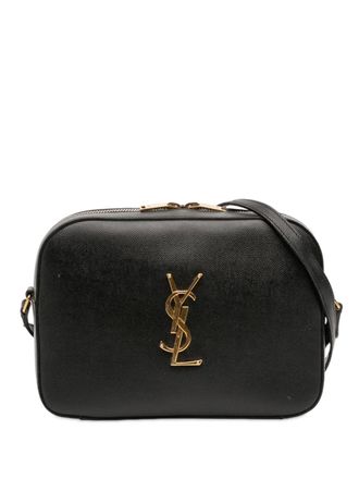 Saint Laurent sac &agrave; bandouli&egrave;re monogramm&eacute; Grain De Poudre (2015) - Noir