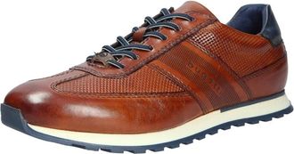 Bugatti Herren Leder Sneaker mit Textilfutter - - Shoes - Herren - Braun - 44 EU