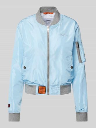 Original Bombers Bomberjacke mit Logo-Stitching