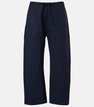 Leset Weite Hose Jane aus einem Wollgemisch