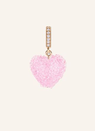Crystal Haze Crystal Haze Anh&auml;nger Jelly Heart Baby Pink By Glambou gold