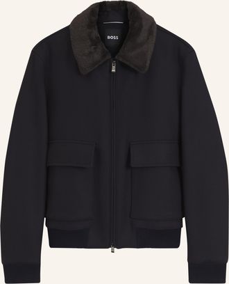 HUGO BOSS Mantel H-Charly-251 blau