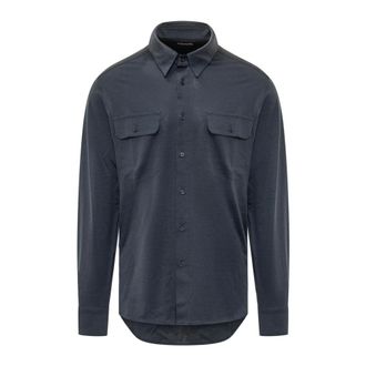 Tom Ford Herren, Shirts, Blau, LGr&ouml;&szlig;e