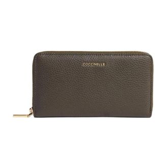 Coccinelle Gro&szlig;e Metallic Geldb&ouml;rse - - Accessories - Damen - Gr&uuml;n - ONE SIZE