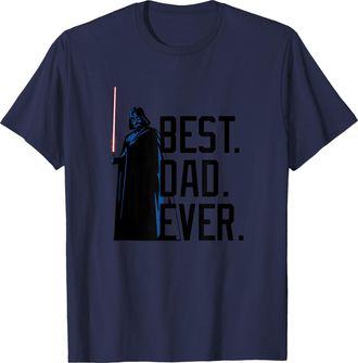Star Wars Vatertag Darth Vader Best Dad Ever Silhouette T-Shirt