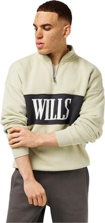 Jack Wills Sweatshirt f&uuml;r Herren, Rei&szlig;verschluss, leger (Pistazie)