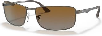 Ray-Ban unisex, Accessoires, Gris, Taille: ONE Size Rb3498 Lunettes de soleil