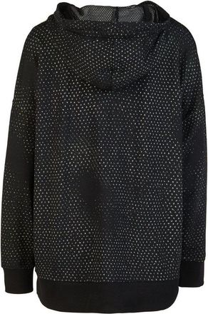 Doris Streich Sweatshirt mit Hoodie und Trikotstyle-Print