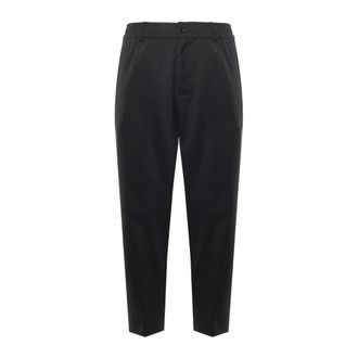 Giuliano Galiano Schwarze Herrenhose - - Trousers - Herren - Schwarzk - L