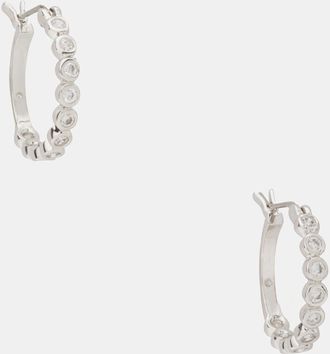 Kate Spade New York Kate Spade Full Circle Creolen, Klein f&uuml;r Frauen in Klar/Silber | Kubikzirkonie