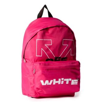 Off-white Femme, Sacs, Rose, Taille: ONE Size Type Logo Backpack