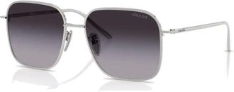 Prada Damen, Accessories, Grau, 57 MMGröße