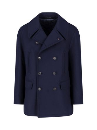 Tagliatore Double-Breasted Coat San Francisco